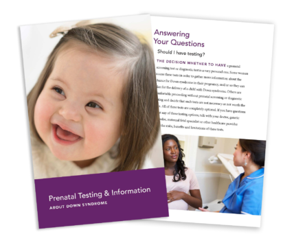 Prenatal Testing Pamphlet | Global Down Syndrome Foundation