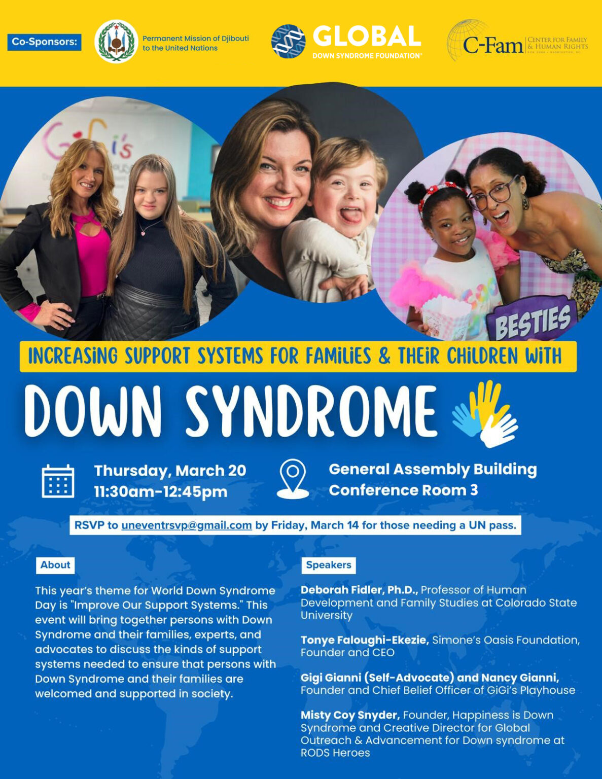 Global Down Syndrome Foundation Celebrates World Down Syndrome Day in ...